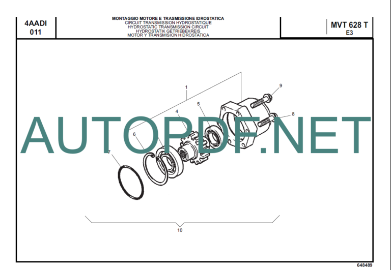 MVT 628T E3 TIER III PARTS MANUAL - AutoPdf