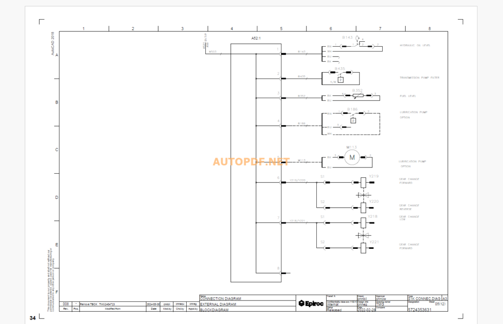Epiroc Boltec S 10 M Diagrams and Drawings Manual - AutoPdf
